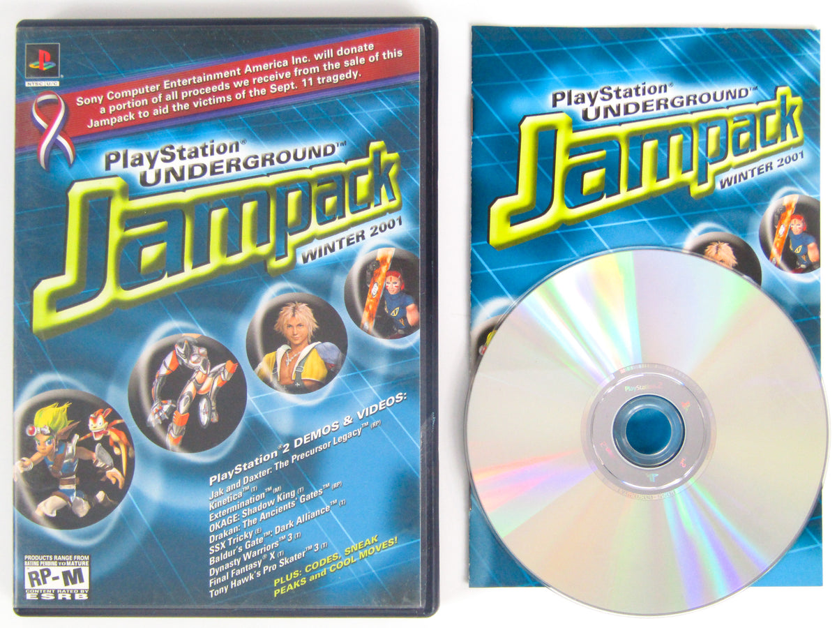 PlayStation Underground Jampack: Winter 2001 (PlayStation 2 / PS2 ...