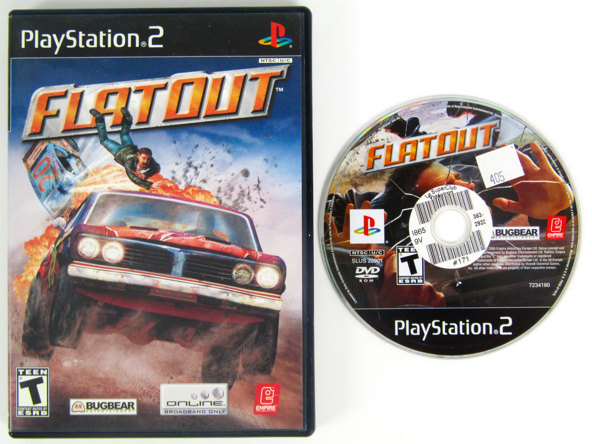 Flatout (Playstation 2 / PS2) – RetroMTL