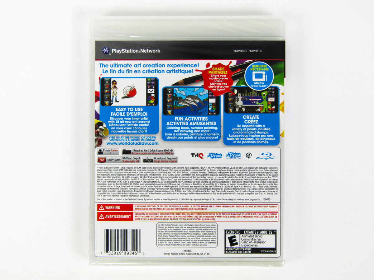 UDraw Studio: Instant Artist (PlayStation 3 / PS3) – Retro MTL