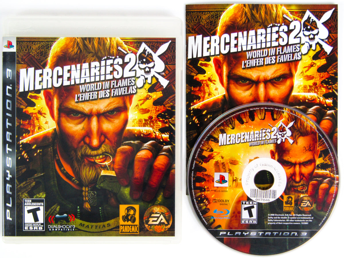 Mercenaries 2 World in Flames (Playstation 3 / PS3) – RetroMTL