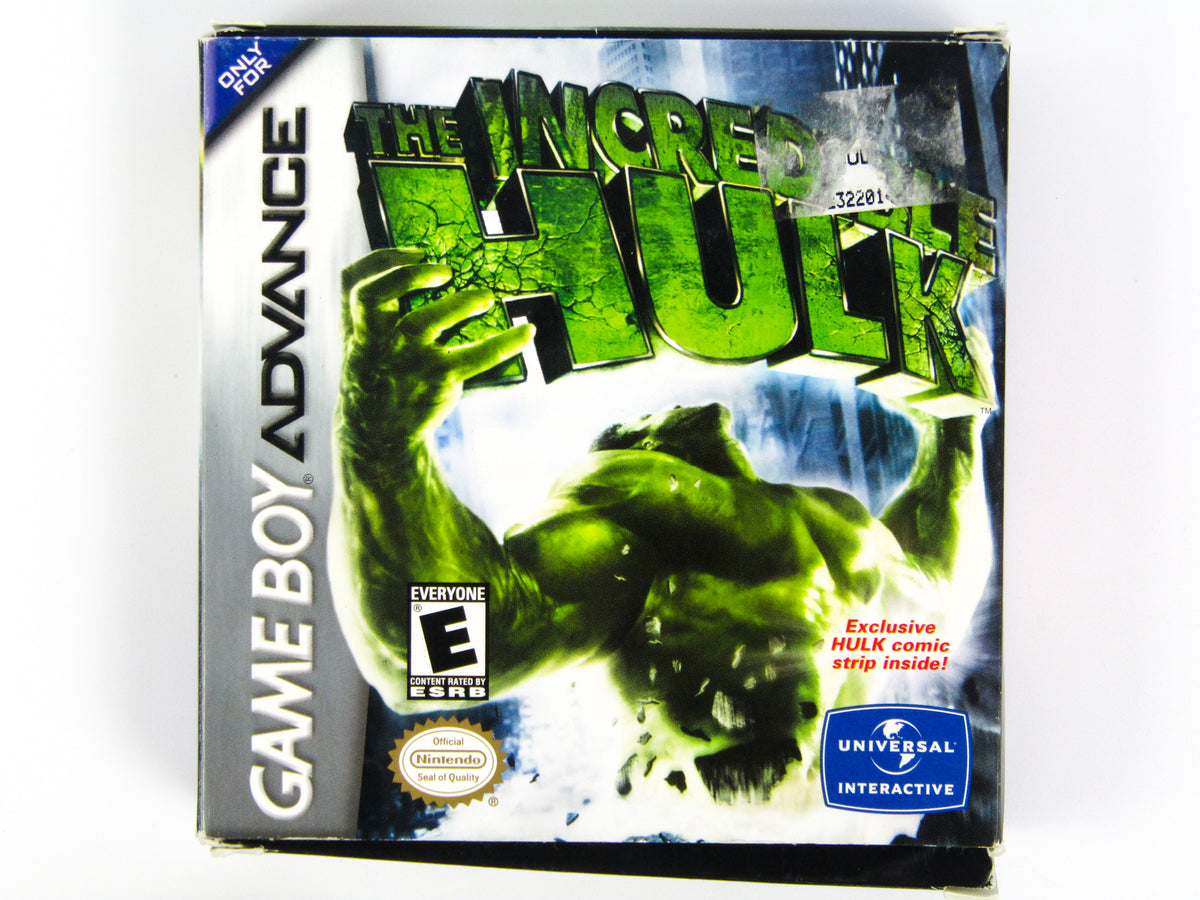 The Incredible Hulk (Nintendo Game Boy Advance / GBA) – Retro MTL