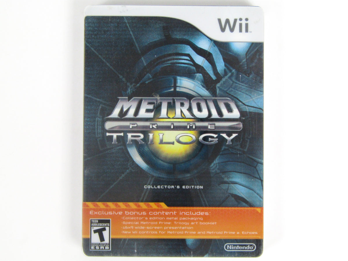 Metroid Prime Trilogy [Collector's Edition Steelbook] (Nintendo Wii ...