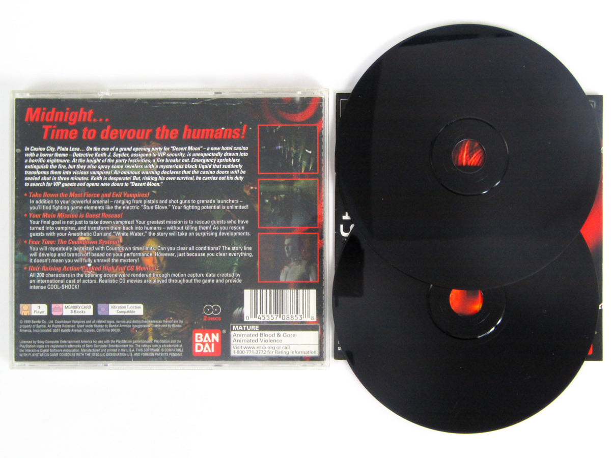 Countdown Vampires (PlayStation / PS1) – Retro MTL