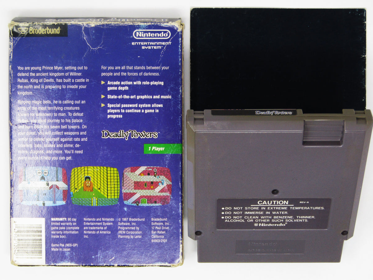 Deadly Towers (Nintendo / NES) – RetroMTL