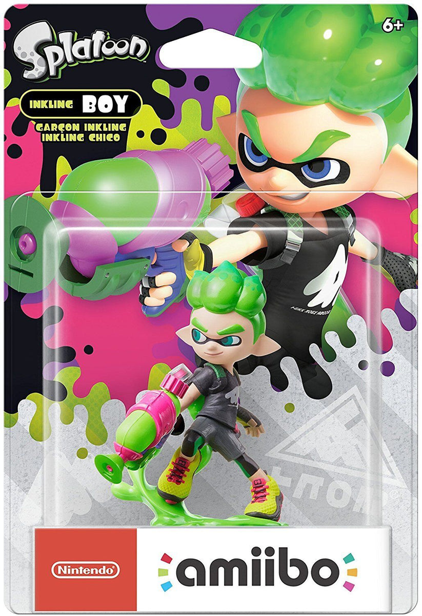 Inkling Boy - Neon Green - Splatoon Series (Amiibo) – Retro MTL