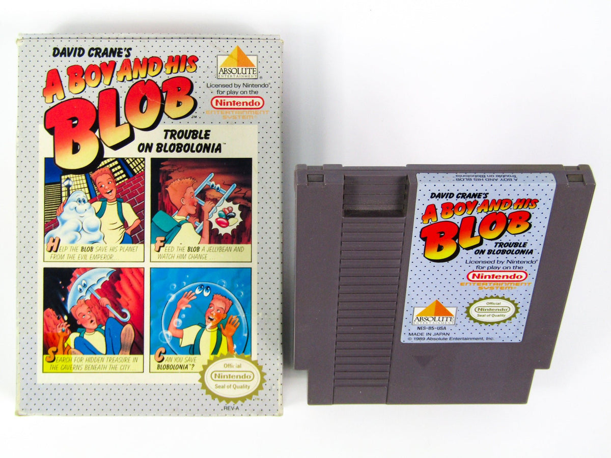 A Boy and His Blob Trouble on Blobolonia (Nintendo / NES) – RetroMTL
