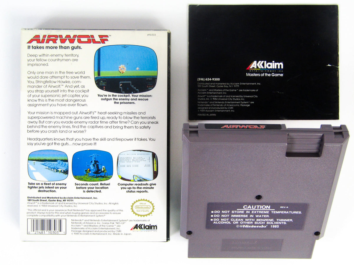 Airwolf (Nintendo / NES) – RetroMTL