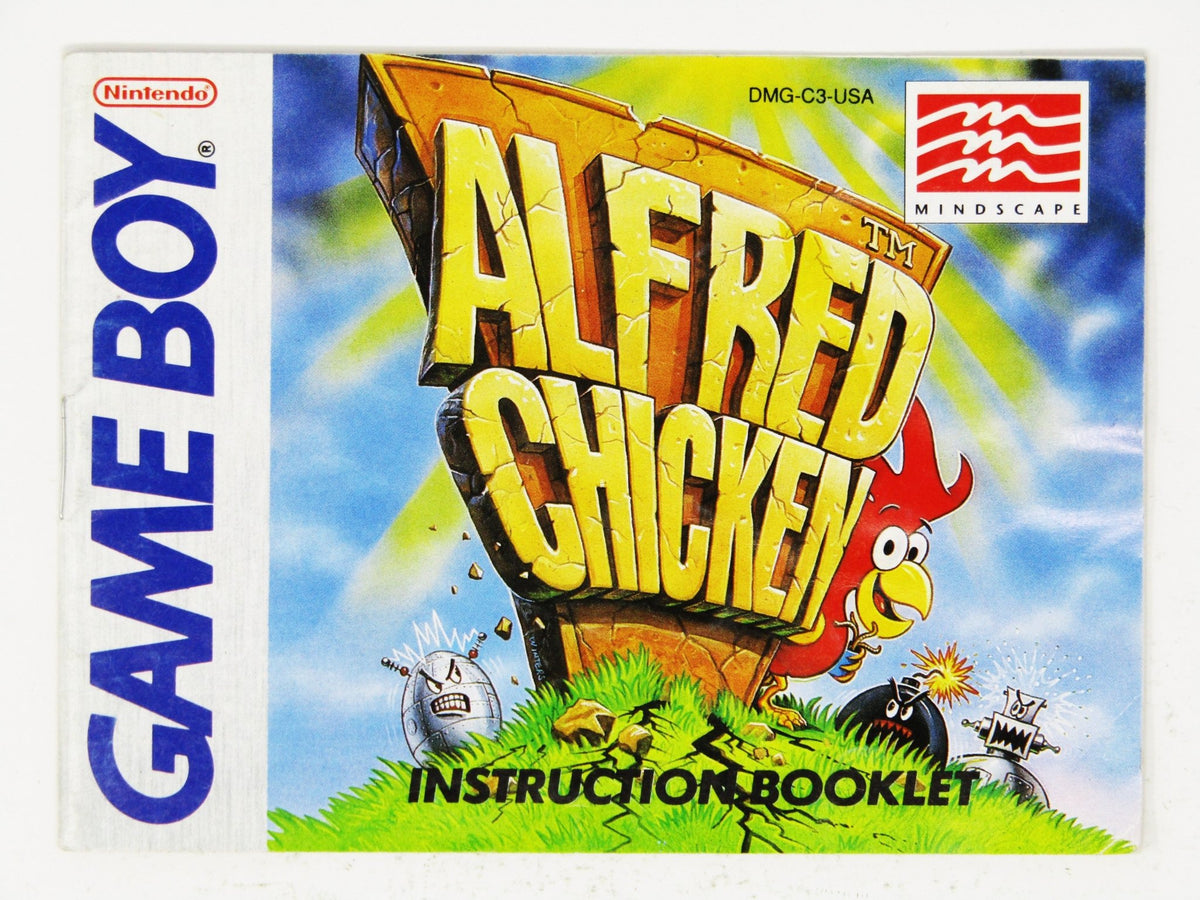 Alfred Chicken [Manual] (Game Boy) – RetroMTL