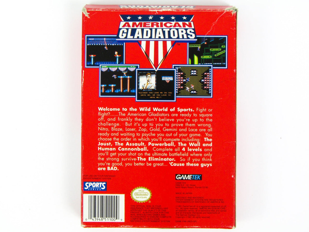 American Gladiators (Nintendo / NES) – Retro MTL