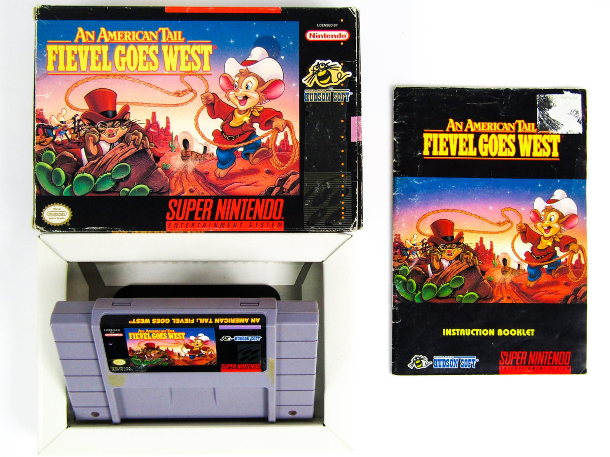 An American Tail Fievel Goes West (Super Nintendo / SNES) – Retro MTL