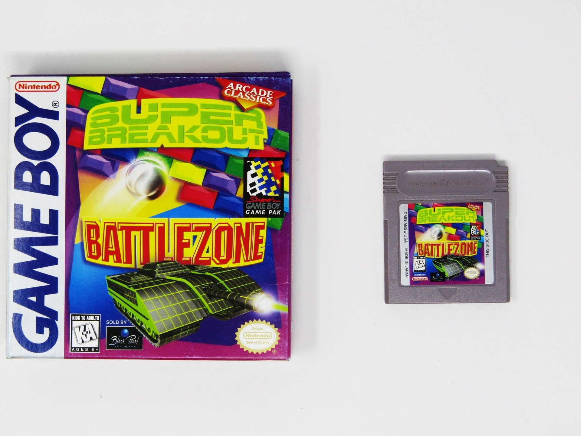 Arcade Classic: Super Breakout And Battlezone (Nintendo Game Boy ...