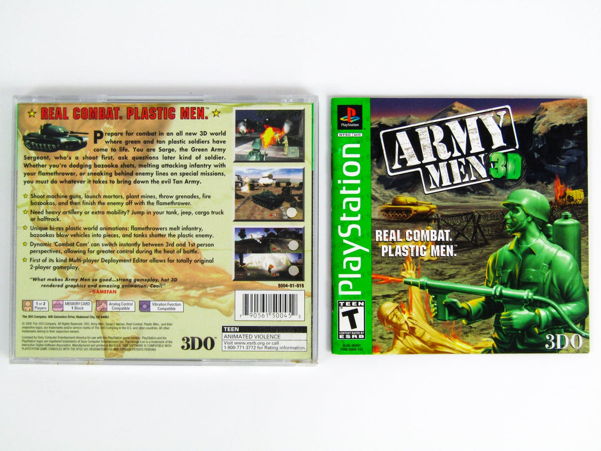 Army Men 3D [Greatest Hits] (Playstation / PS1) – RetroMTL