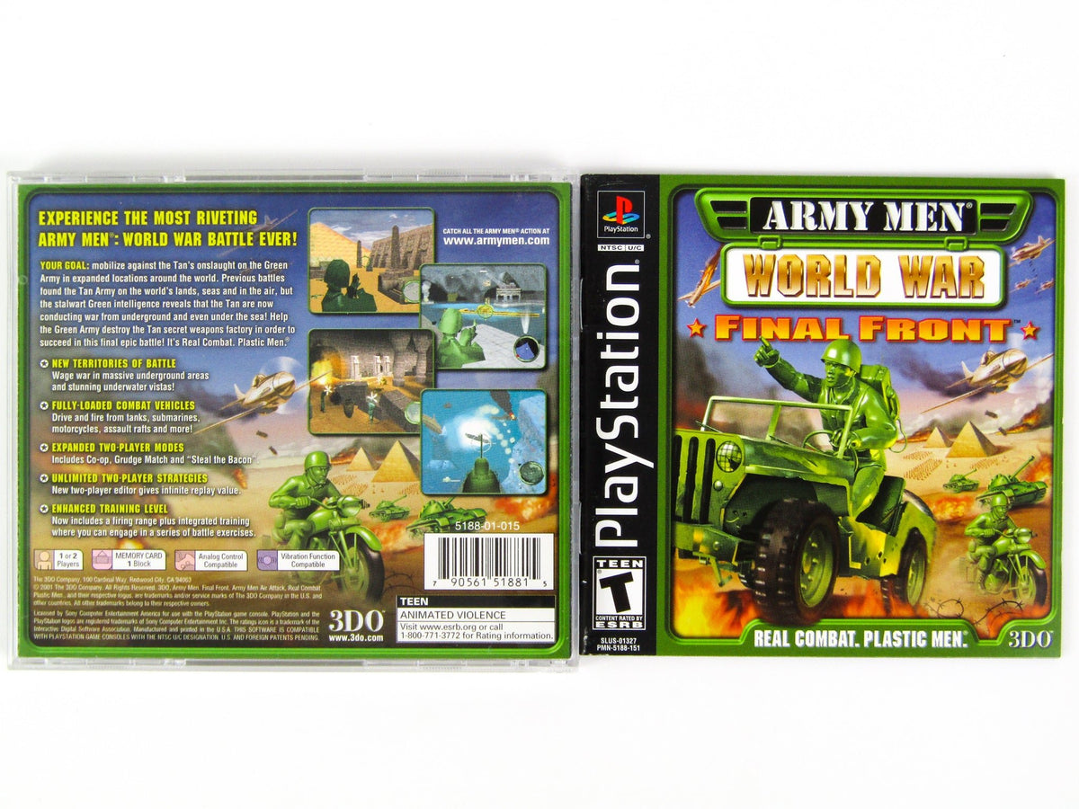 Army Men World War Final Front (PlayStation / PS1) – Retro MTL