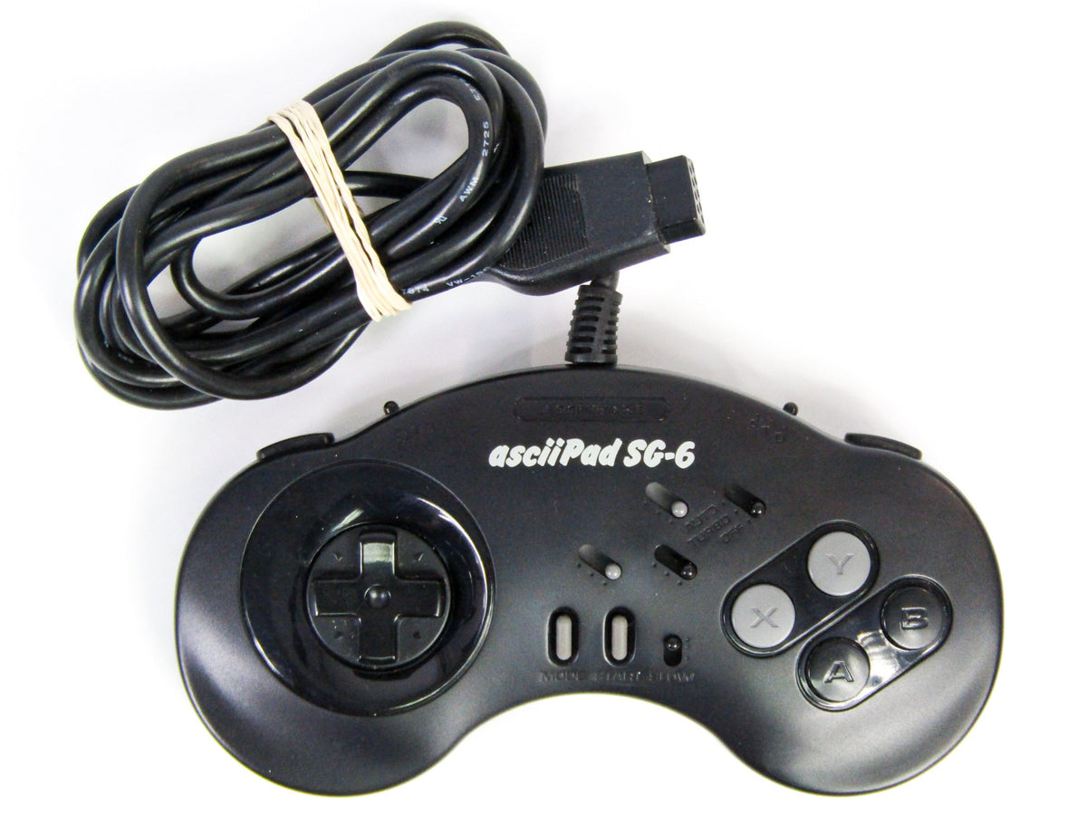 Asciipad SG-6 Controller (Sega Genesis) – RetroMTL