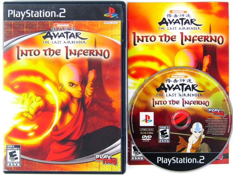 Avatar The Last Airbender Into The Inferno (PlayStation 2 / PS2 ...