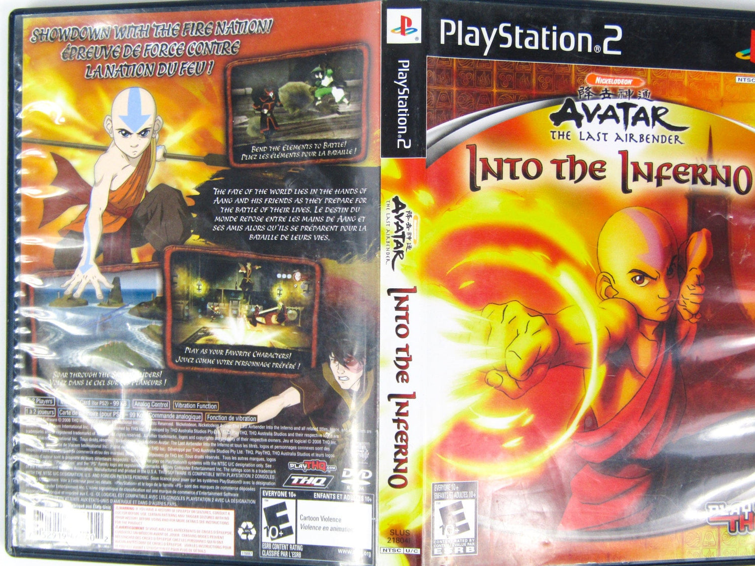 Avatar The Last Airbender Into The Inferno (PlayStation 2 / PS2 ...