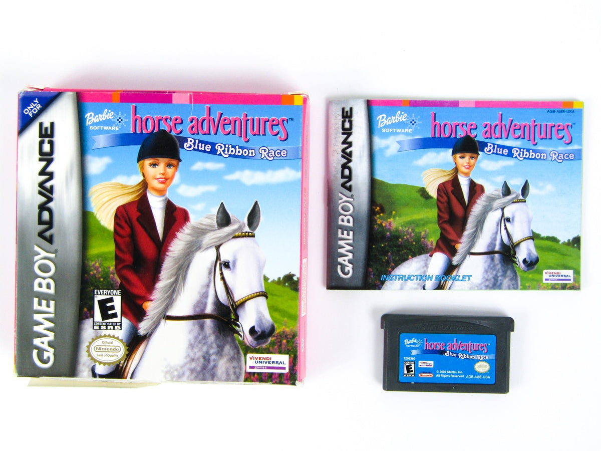 Barbie Horse Adventures Blue Ribbon Race (Game Boy Advance / GBA ...