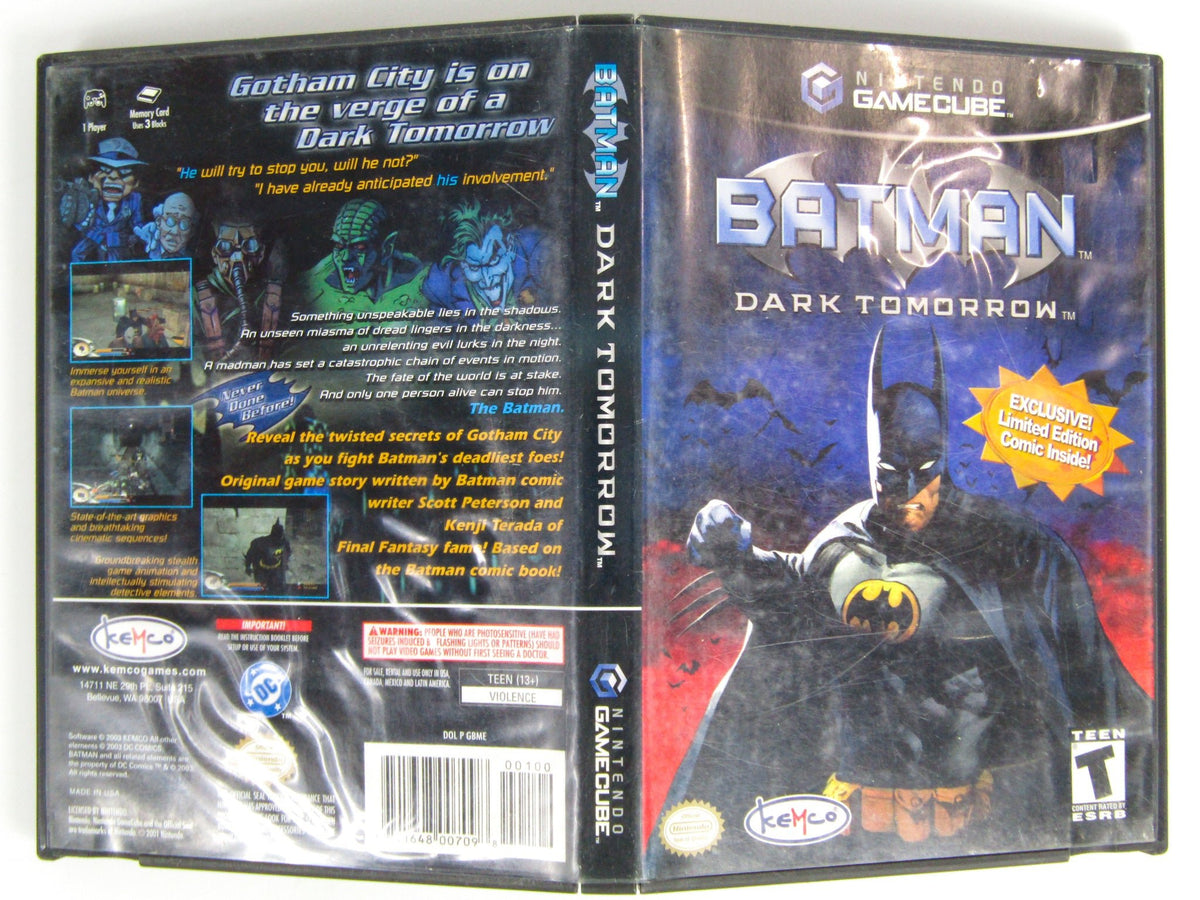 Batman Dark Tomorrow (Nintendo Gamecube) – Retro MTL