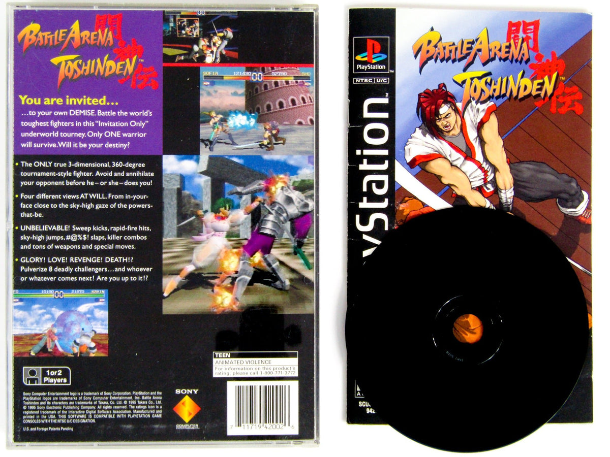 Battle Arena Toshinden [Long Box] (PlayStation / PS1) – Retro MTL