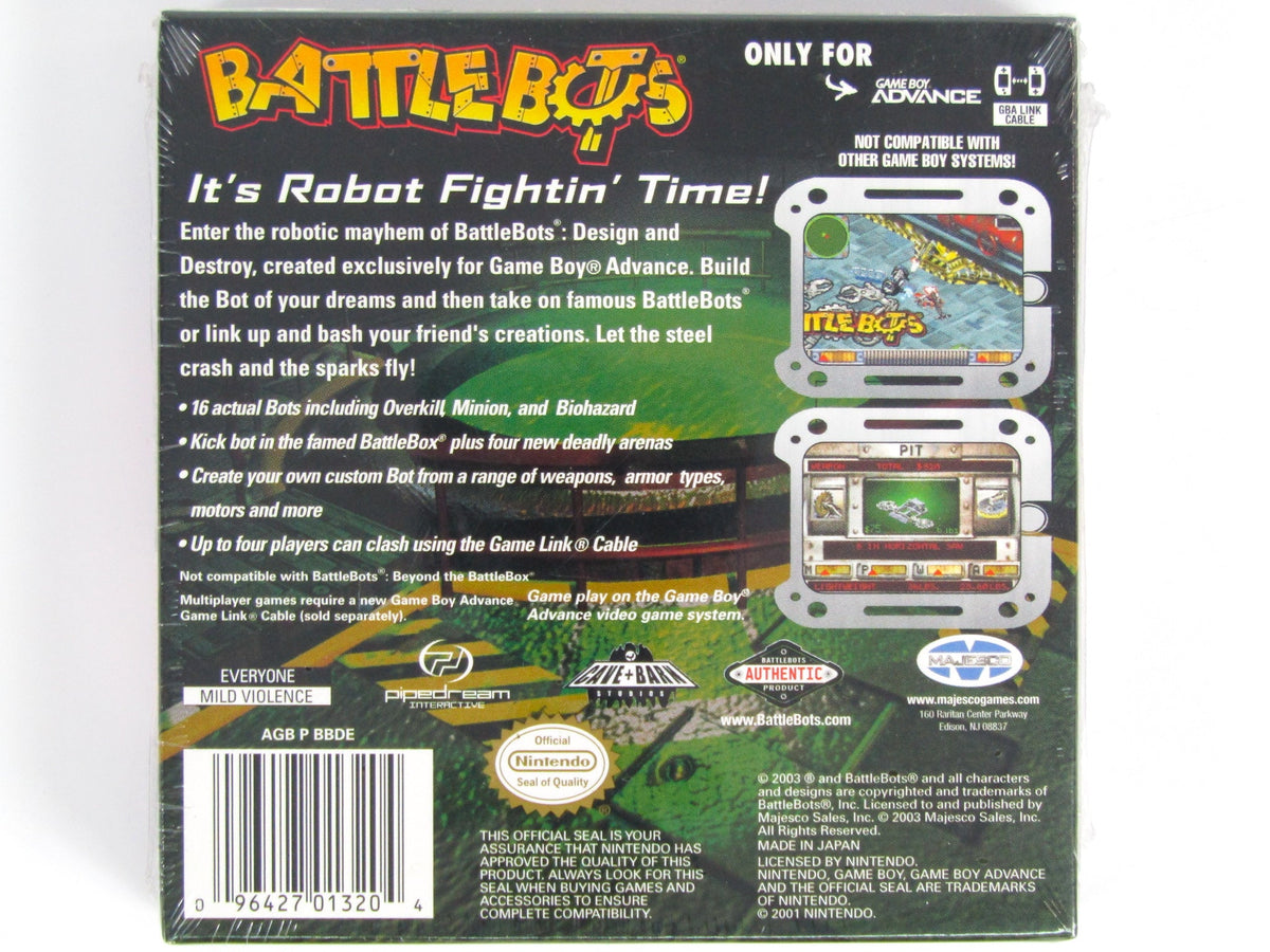 Battlebots Design and Destroy (Nintendo Game Boy Advance / GBA) – Retro MTL
