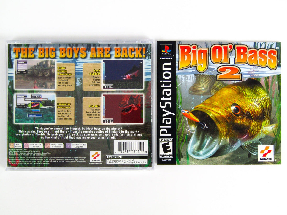 Big Ol' Bass 2 (PlayStation / PS1) – Retro MTL