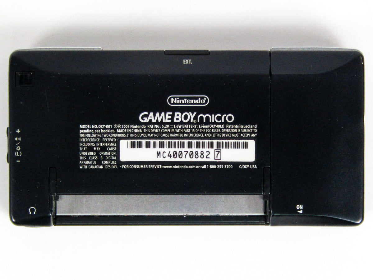 Nintendo Game Boy Micro System Black (GBA) – RetroMTL