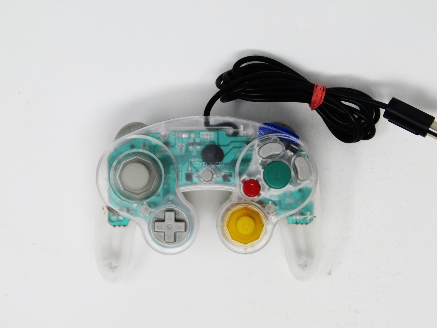 Nintendo GameCube System [DOL-101] Black with 1 Unofficial Controller ...